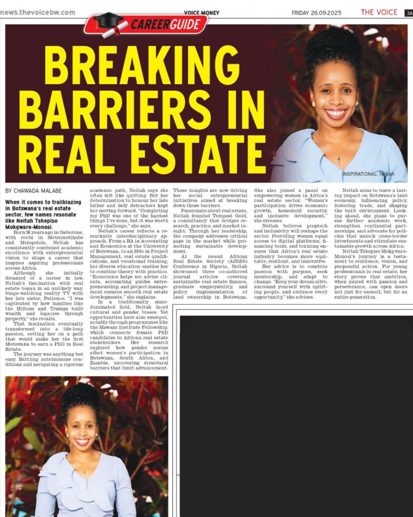 The Voice Celebrates Neltah Tshipiso Mokgware-Monsi: Breaking Barriers ...